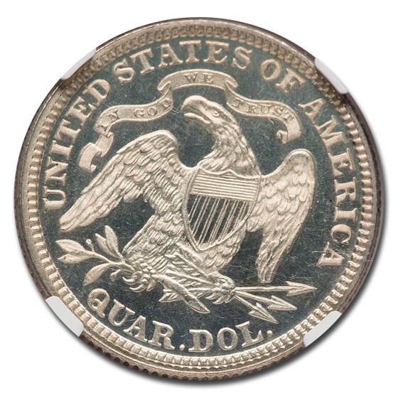Buy 1891 Liberty Seated Quarter PF-67 Cameo NGC | APMEX