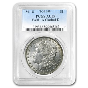 Buy 1891-O Morgan Dollar AU-55 PCGS (VAM-1A, Clashed E Rev, Top-100) | APMEX