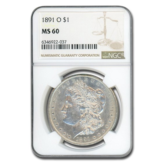 Buy 1891-O Morgan Dollar MS-60 NGC | APMEX