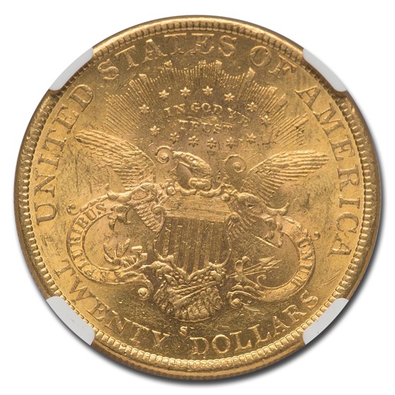 Buy 1891-S $20 Liberty Gold Double Eagle AU-58 NGC | APMEX