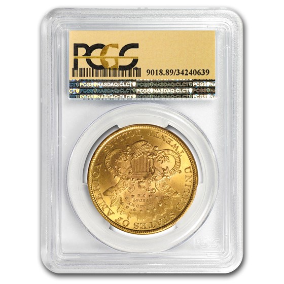 Buy 1891-S $20 Liberty Gold Double Eagle BU PCGS (Prospector Label) | APMEX