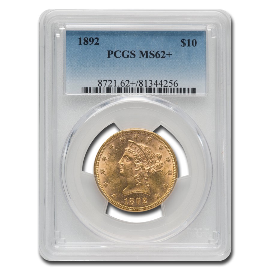 Buy 1892 $10 Liberty Gold Eagle MS-62+ PCGS | APMEX