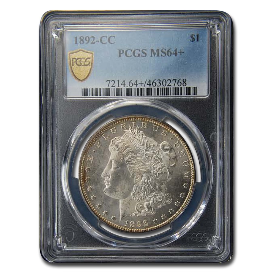 Buy 1892-CC Morgan Dollar MS-64+ PCGS | APMEX