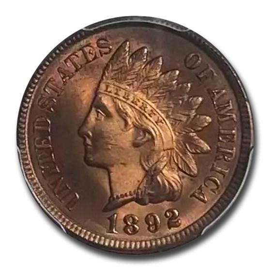 Buy 1892 Indian Head Cent MS-64 PCGS (Red) | APMEX