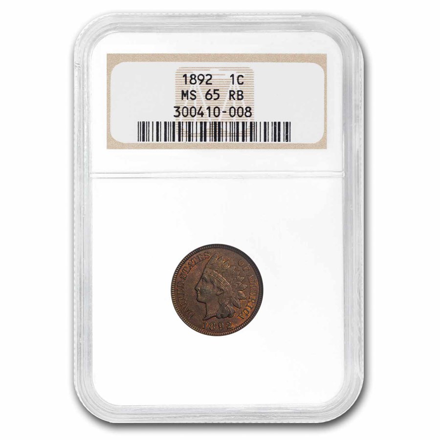 Buy 1892 Indian Head Cent MS-65 NGC (Red/Brown) | APMEX