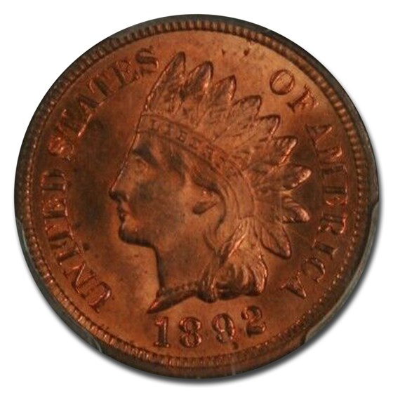 Buy 1892 Indian Head Cent MS-65 PCGS (Red) | APMEX