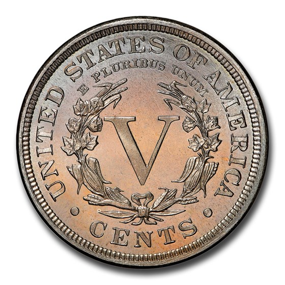 Buy 1892 Liberty Head V Nickel PF-68 Cameo NGC | APMEX