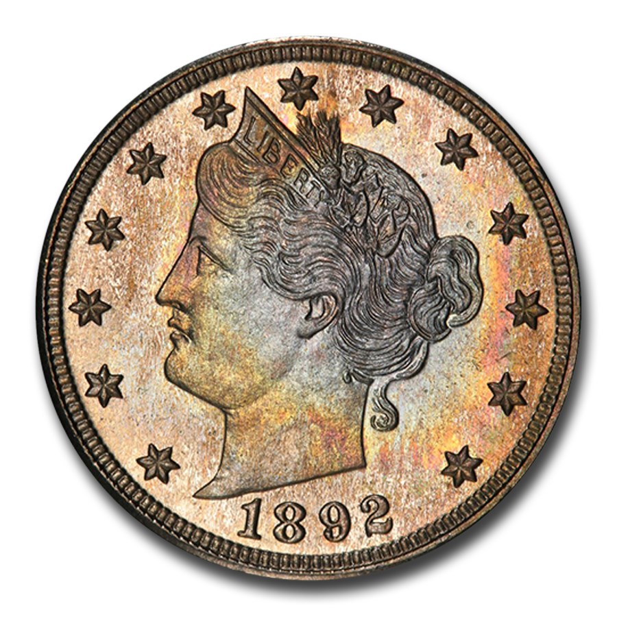 Buy 1892 Liberty Head V Nickel PR-65 PCGS | APMEX