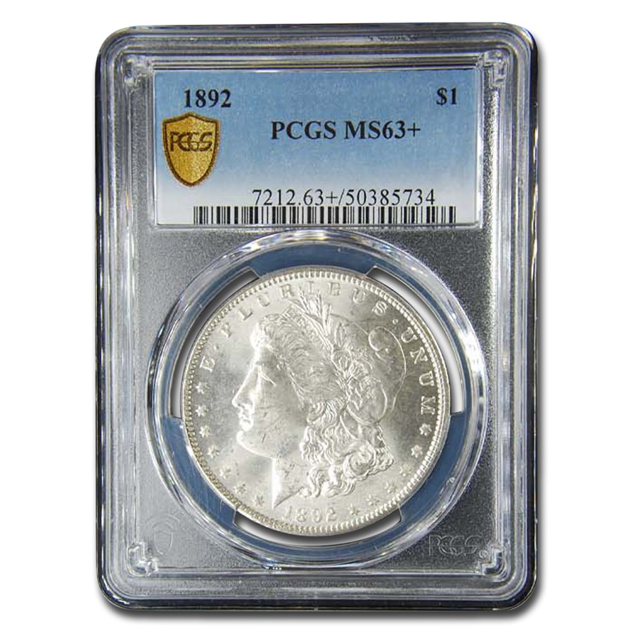 1892 Morgan Dollar MS-63 + PCGS