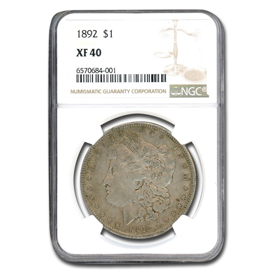 Buy 1892 Morgan Dollar XF-40 NGC | APMEX