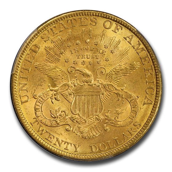 Buy 1893 $20 Liberty Gold Double Eagle MS-62 PCGS CAC | APMEX