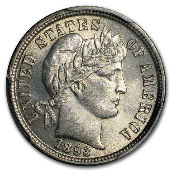 Buy 1893 Barber Dime MS-63 PCGS | APMEX