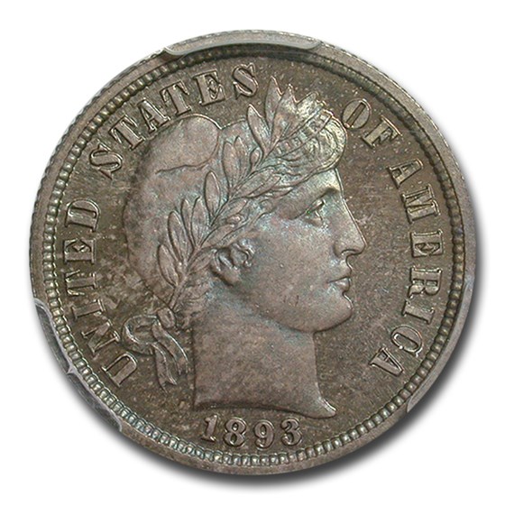 Buy 1893 Barber Dime PR-66+ PCGS CAC | APMEX