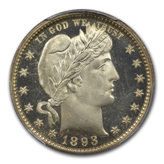 Buy 1893 Barber Quarter PR-66+ Cameo PCGS CAC | APMEX