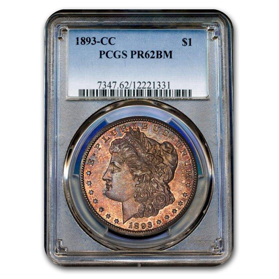 Buy 1893-CC Morgan Dollar PR-62 PCGS (Branch Mint) | APMEX