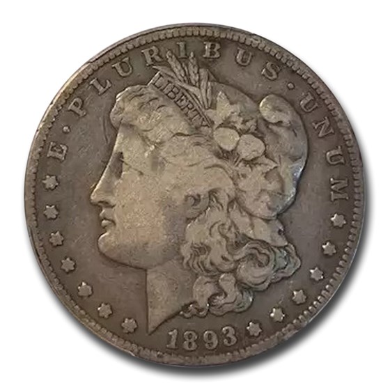 Buy 1893-CC Morgan Dollar VG-10 PCGS CAC | APMEX