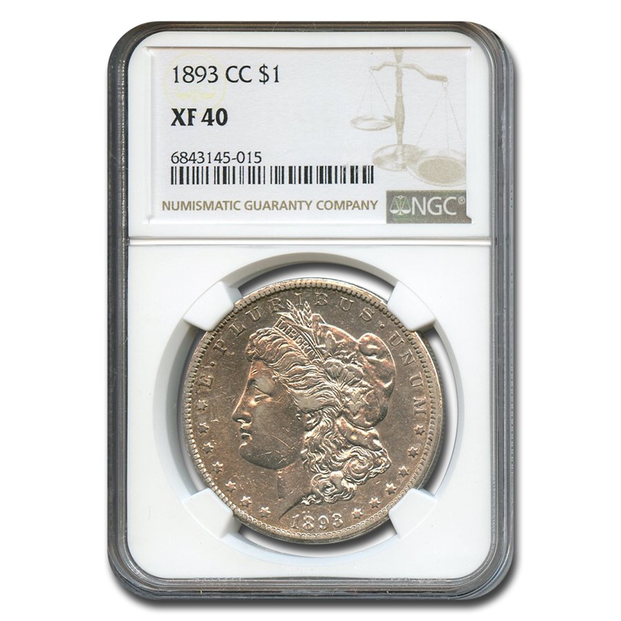 Buy 1893-CC Morgan Dollar XF-40 NGC | APMEX