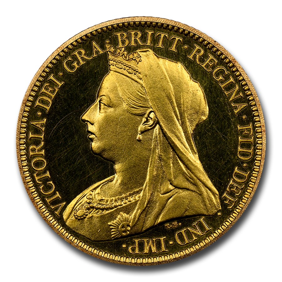 Buy 1893 GB Gold Half Sovereign Victoria PF-63+ UCAM | APMEX
