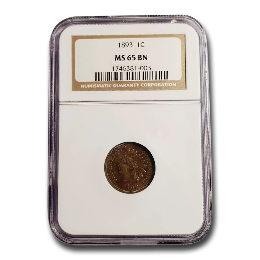 Buy 1893 Indian Head Cent MS-65 NGC (Brown) | APMEX