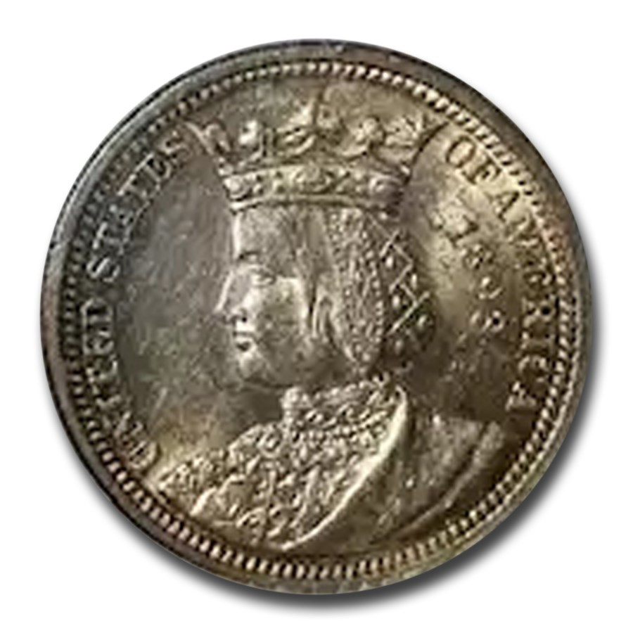 Buy 1893 Isabella Quarter AU-58 NGC | APMEX