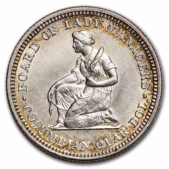 Buy 1893 Isabella Quarter BU Details (Cleaned) | APMEX
