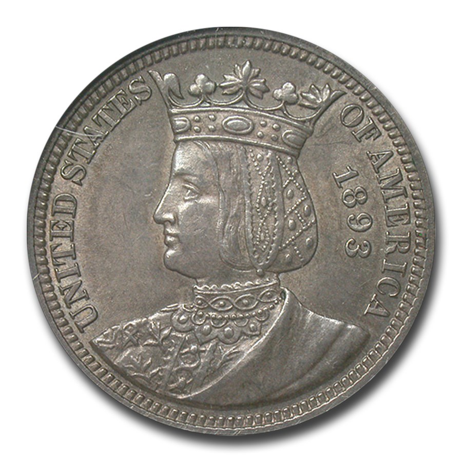 Buy 1893 Isabella Quarter MS-61 NGC | APMEX