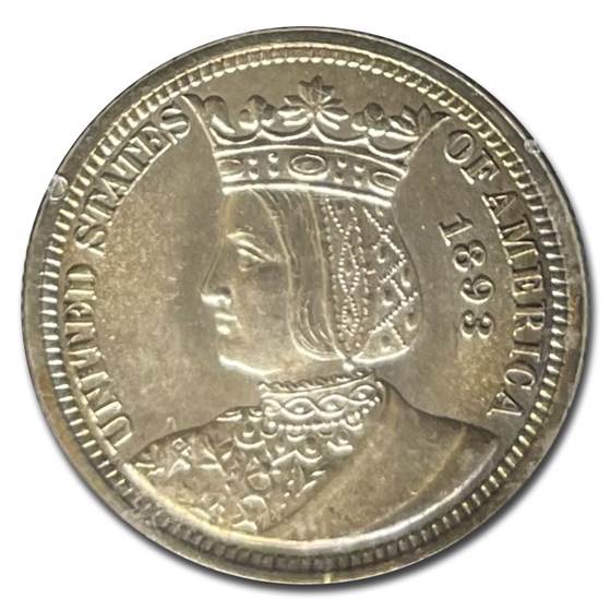 Buy 1893 Isabella Quarter MS-62 PCGS CAC (Rattler) | APMEX