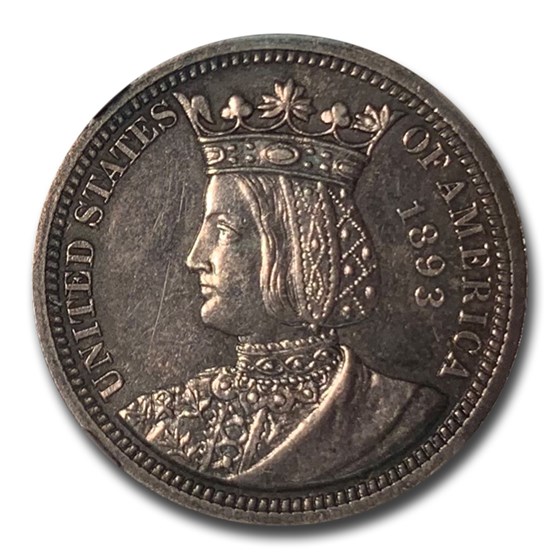 Buy 1893 Isabella Quarter PF-62 NGC | APMEX