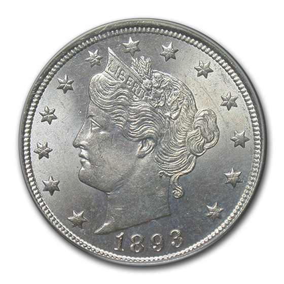 Buy 1893 Liberty Head V Nickel MS-64 PCGS | APMEX