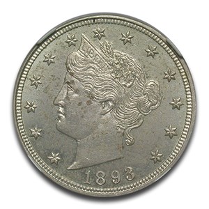 Buy 1893 Liberty Head V Nickel PF-62 NGC | APMEX