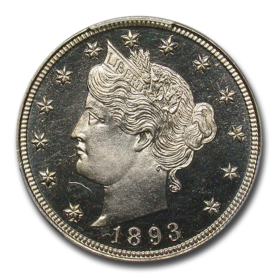 Buy 1893 Liberty Head V Nickel PR-64 Cameo PCGS | APMEX