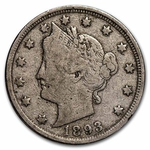 Buy 1893 Liberty Head V Nickel VG | APMEX