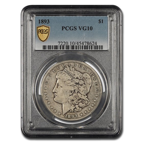 Buy 1893 Morgan Dollar VG-10 PCGS | APMEX
