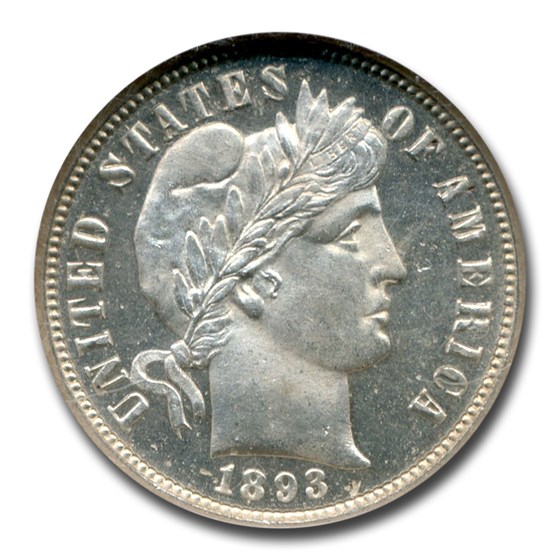 Buy 1893-O Barber Dime MS-64 NGC (PL) | APMEX