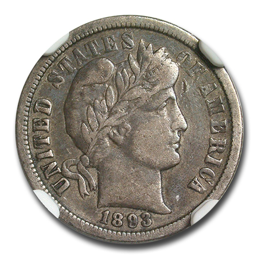 1893-O Barber Dime VF-30 NGC