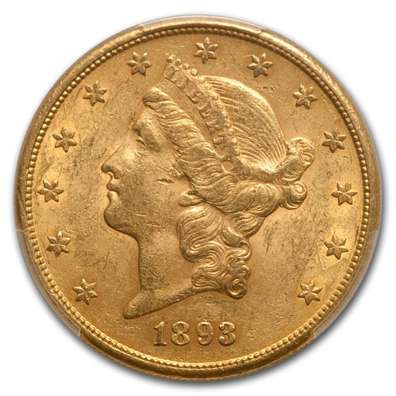 Buy 1893-S $20 Liberty Gold Double Eagle AU-55 PCGS | APMEX