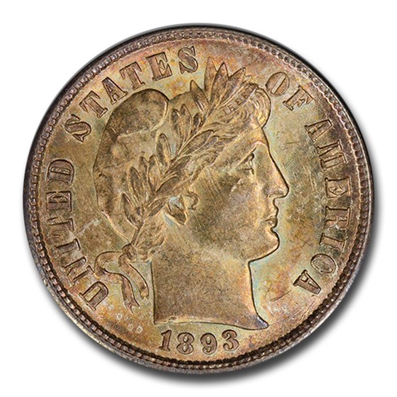 Buy 1893-S Barber Dime MS-62 PCGS | APMEX