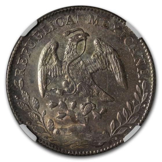 Buy 1893-Zs FZ Mexico Silver 8 Reales MS-61 NGC | APMEX