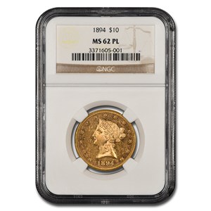 Buy 1894 $10 Liberty Gold Eagle MS-62 NGC (PL) | APMEX