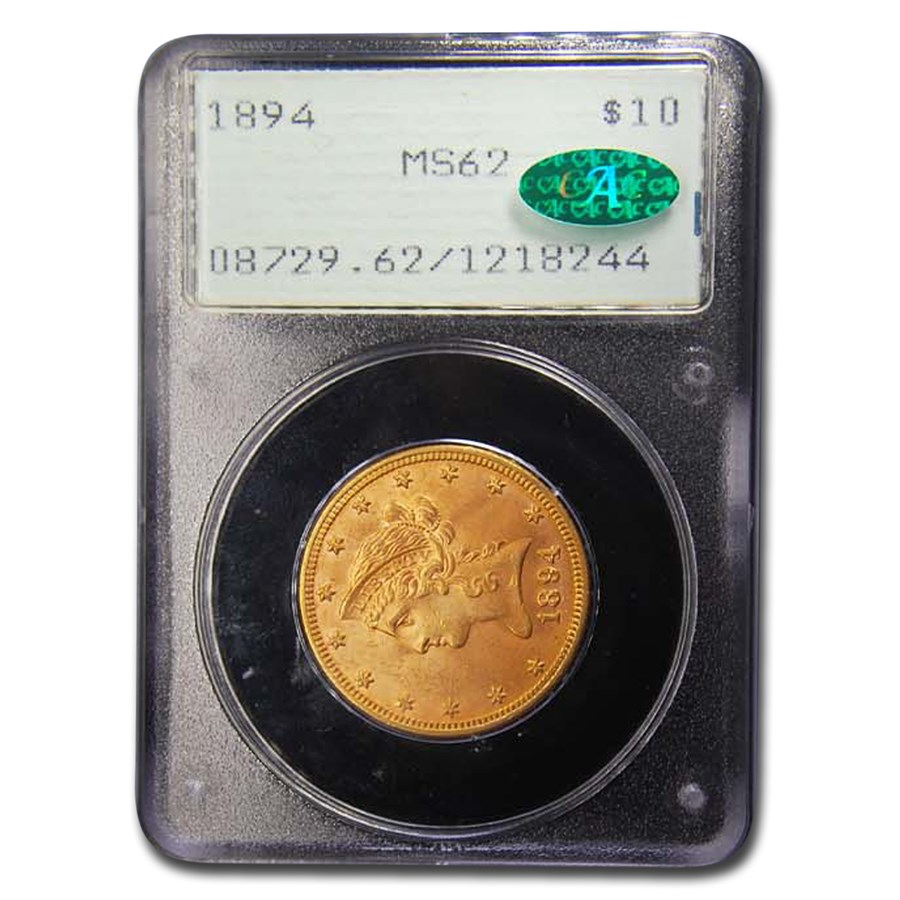 Buy 1894 $10 Liberty Gold Eagle MS-62 PCGS CAC (Rattler) | APMEX
