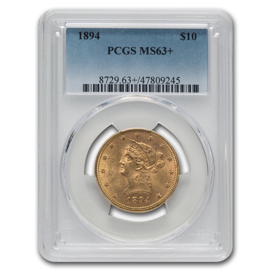 Buy 1894 $10 Liberty Gold Eagle MS-63+ PCGS (Plus) | APMEX