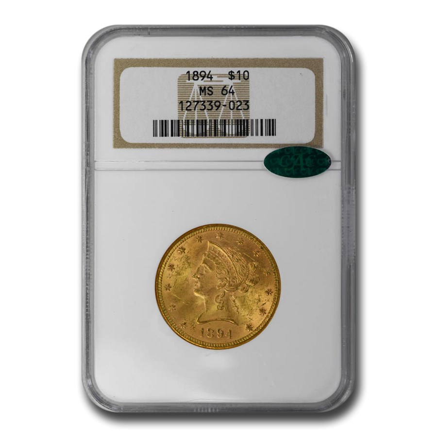 Buy 1894 $10 Liberty Gold Eagle MS-64 NGC CAC | APMEX