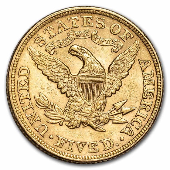Buy 1894 $5 Liberty Gold Half Eagle AU | APMEX