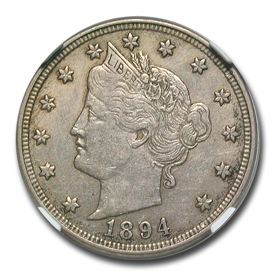 1894 Liberty Head V Nickel XF-45 NGC