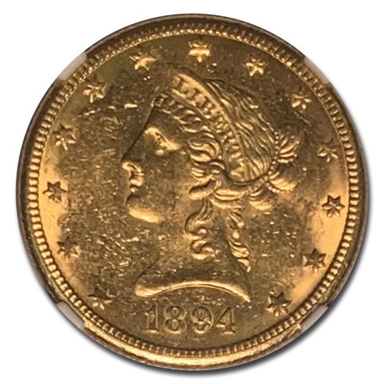 Buy 1894-O $10 Liberty Gold Eagle MS-61 NGC | APMEX