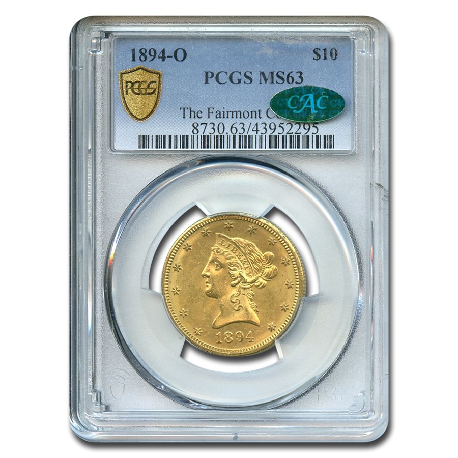 Buy 1894-O $10 Liberty Gold Eagle MS-63 PCGS CAC | APMEX