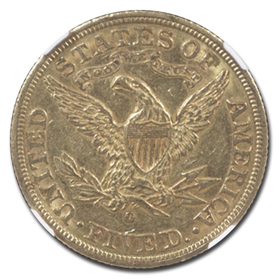Buy 1894-O $5 Liberty Gold Half Eagle AU-55 NGC | APMEX