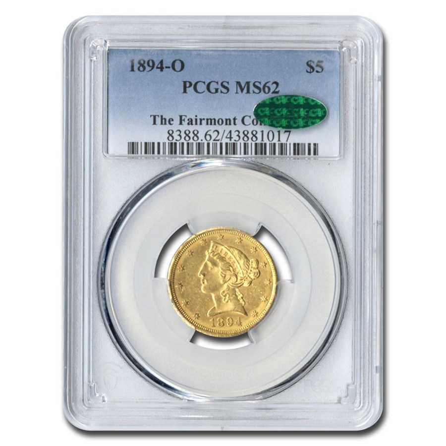 Buy 1894-O $5 Liberty Gold Half Eagle MS-62 PCGS CAC | APMEX