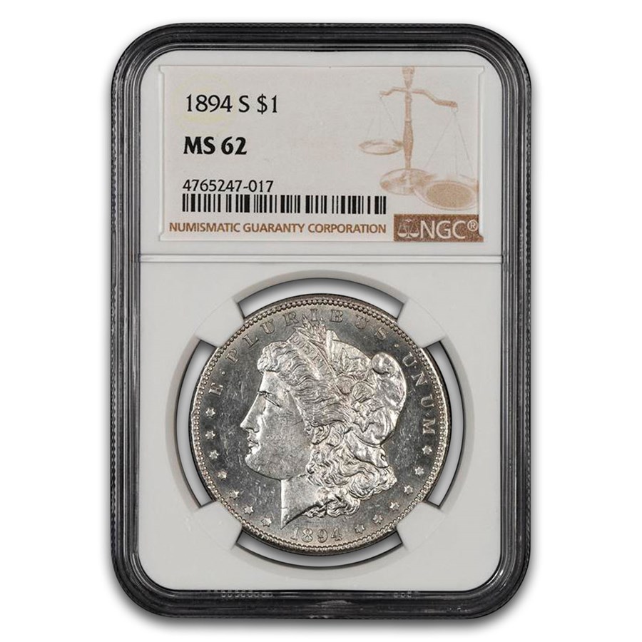 Buy 1894-S Morgan Dollar MS-62 NGC | APMEX