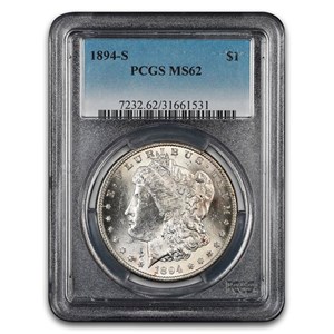 Buy 1894-S Morgan Dollar MS-62 PCGS | APMEX